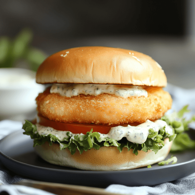 Fish Burger: How to Make a Crispy and Flavorful Seafood Delight